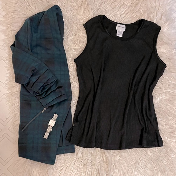 Bon Worth | Tops | Simple Black Layering Tank | Poshmark